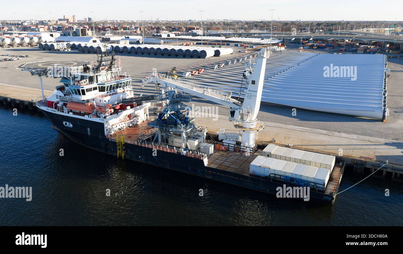 Wind turbine bases, generators and blades are positioned at The ...