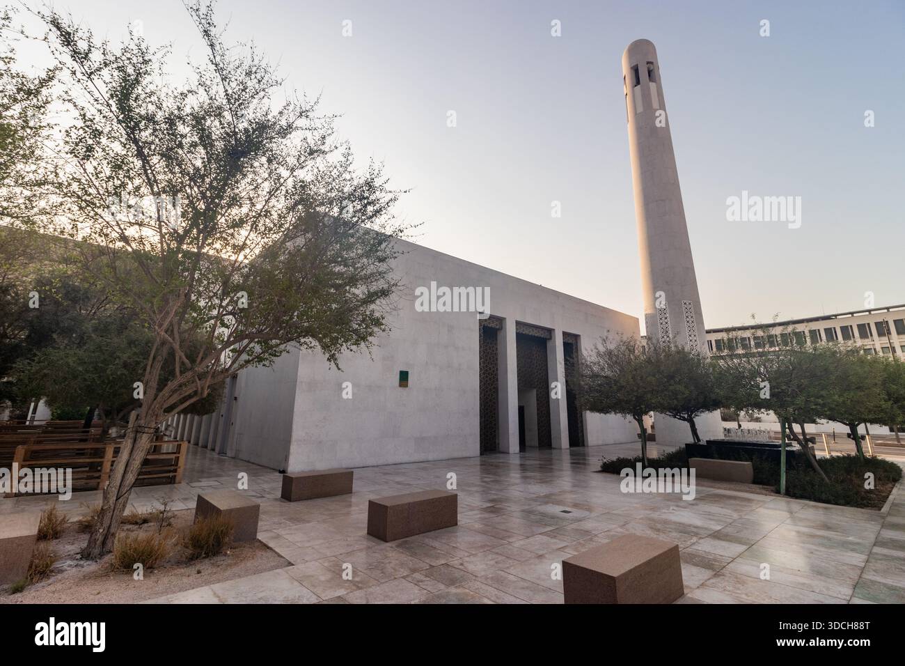 Msheireb Mosque in Msheireb Downtown Doha, Qatar Stock Photo - Alamy