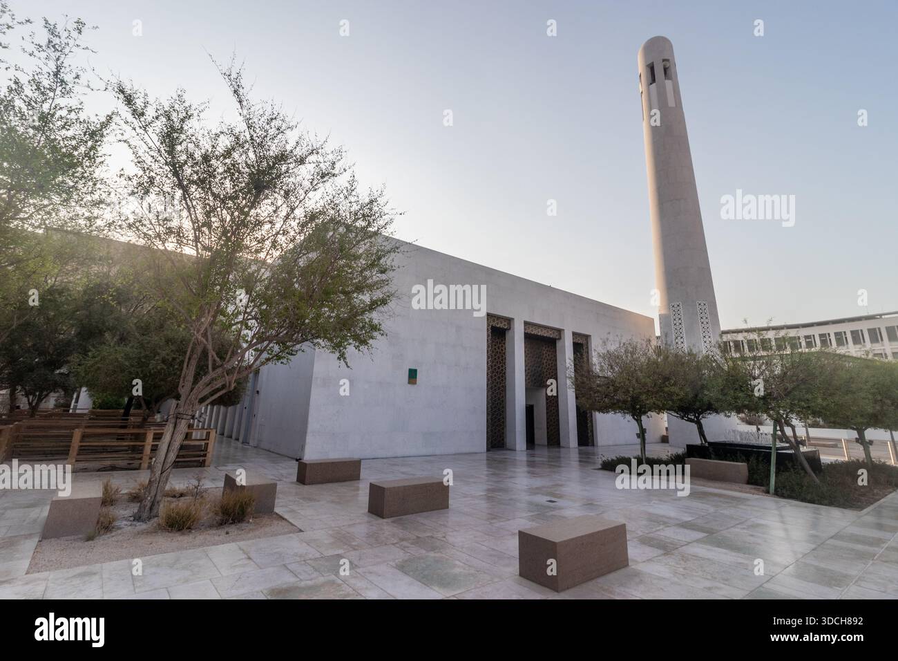 Msheireb Mosque in Msheireb Downtown Doha, Qatar Stock Photo - Alamy