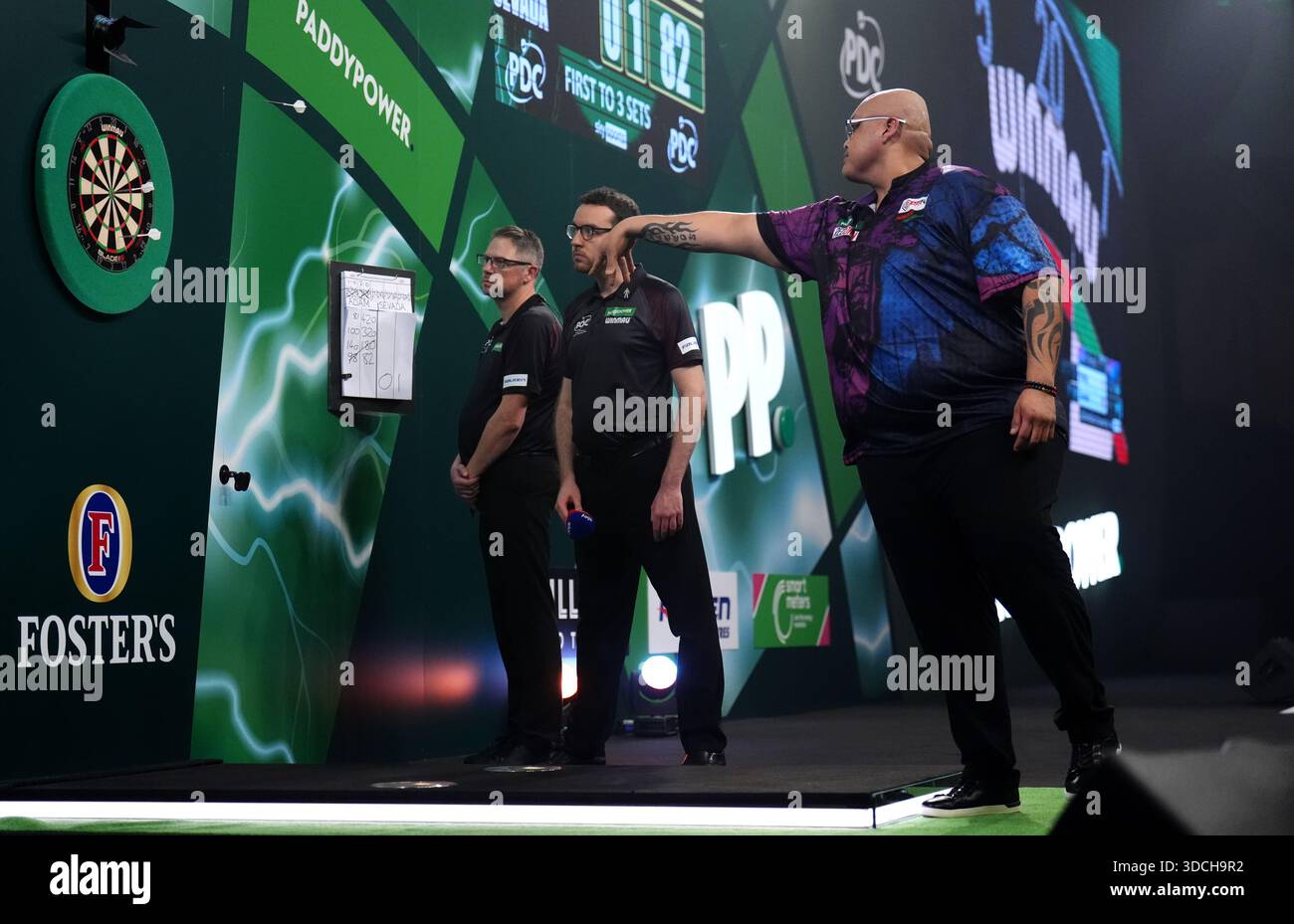 USA's Adam Sevada during his match against England's Charlie Manby on ...
