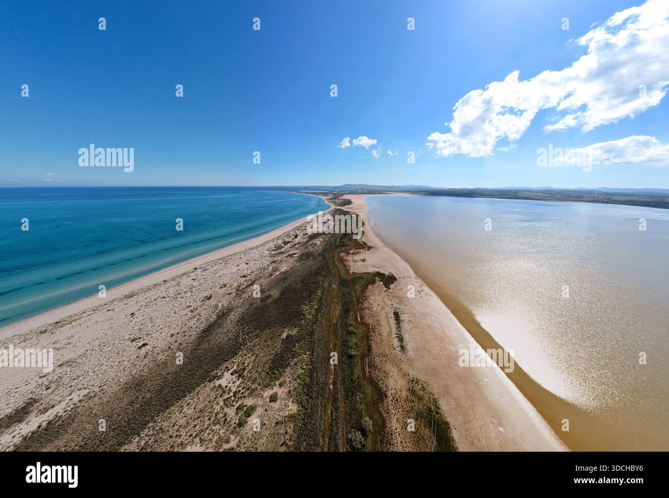 Narrow sandy strip separating hi-res stock photography and images - Alamy