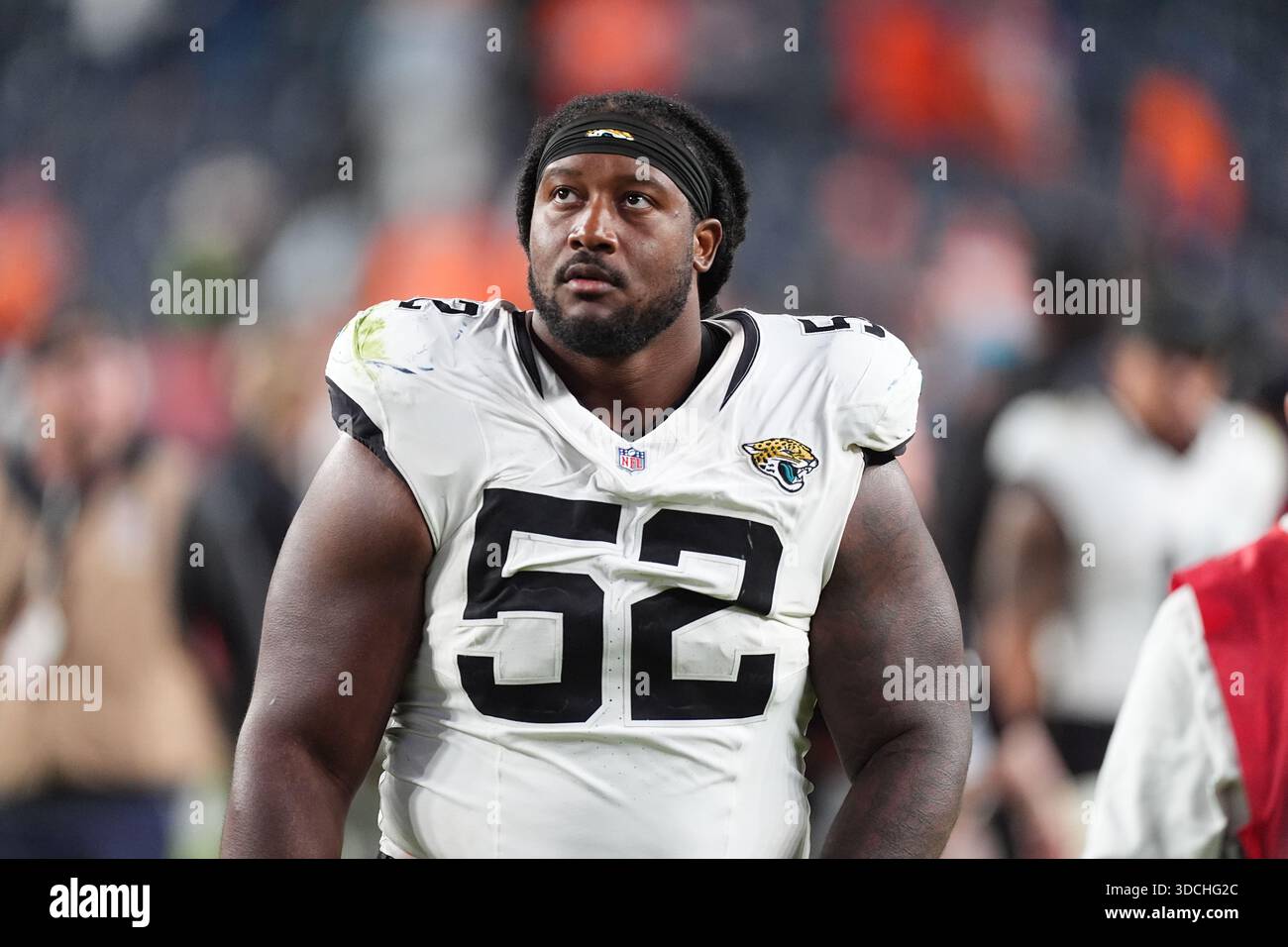Jacksonville Jaguars defensive tackle Davon Hamilton (52) in the second ...