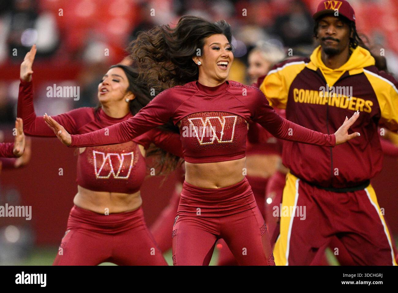 The Command Force performs before an NFL football game between the ...