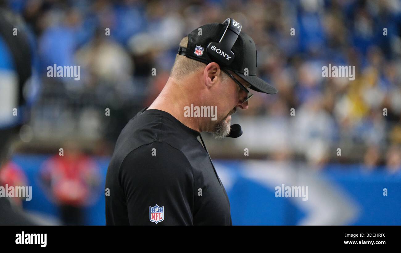 Dec 21, 2025: Head Coach Dan Campbell during the Pittsburgh Steelers vs ...