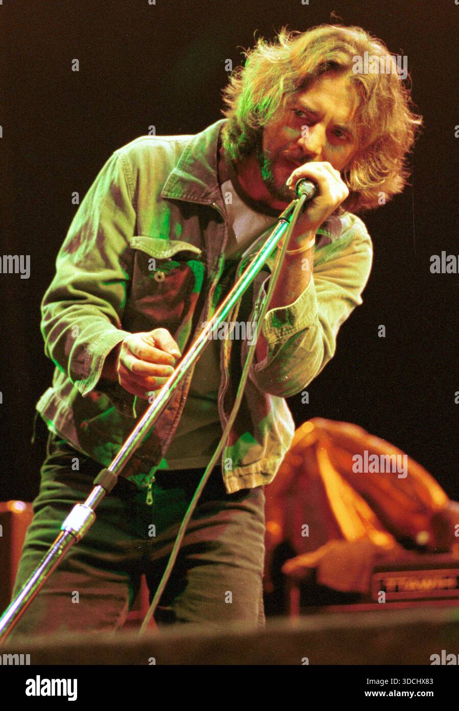 Eddie Vedder of Pearl Jam performs to sold-out audiences during his ...