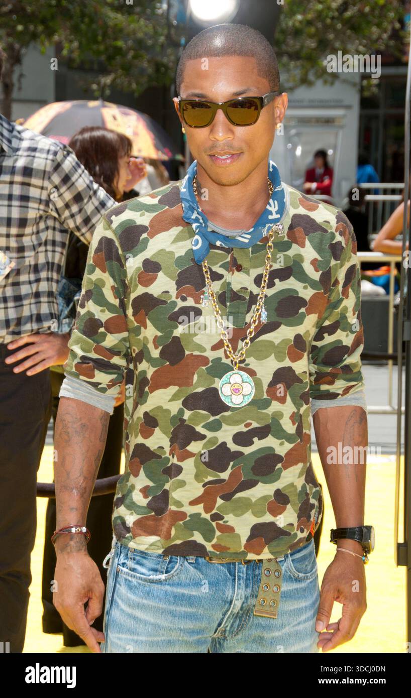 27 June 2010 - Los Angeles, California - Pharrell. "Despicable Me" Los ...