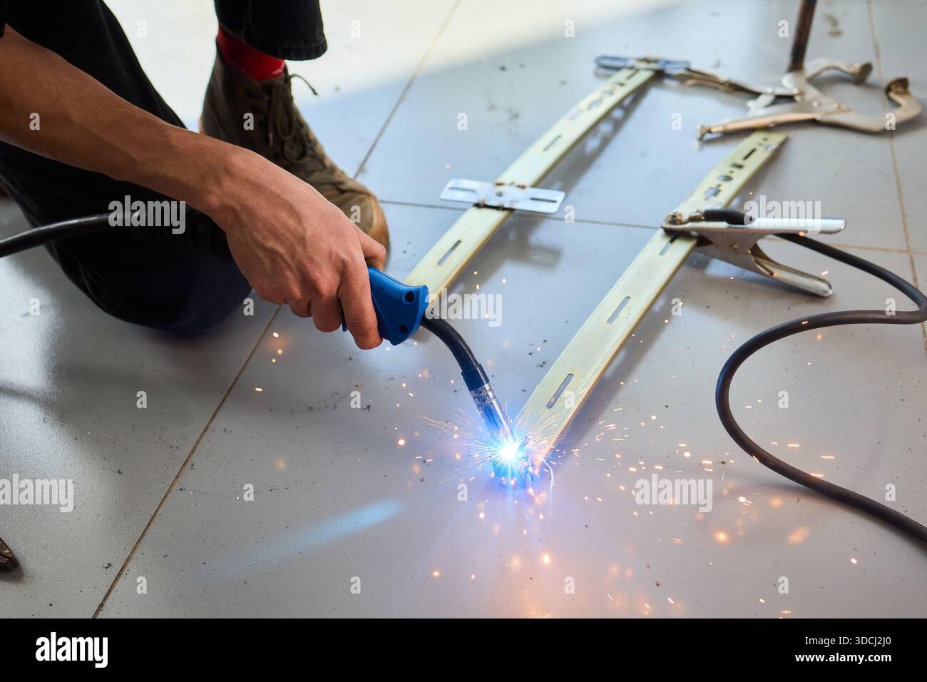 Inspiring Work in Progress Witness the Art of Welding Sparks Dancing ...