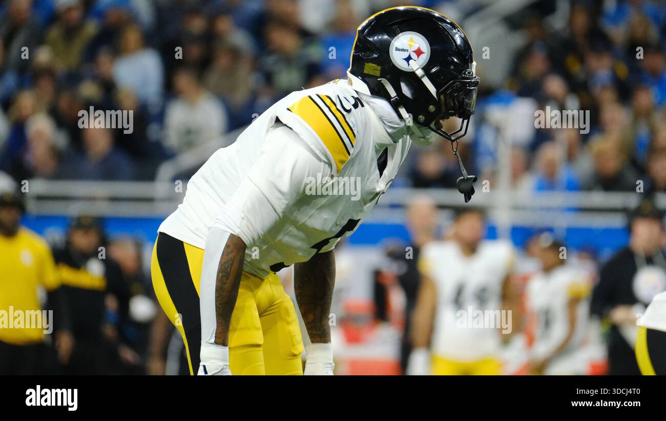 Dec 21, 2025: Jalen Ramsey #5 during the Pittsburgh Steelers vs Detroit ...