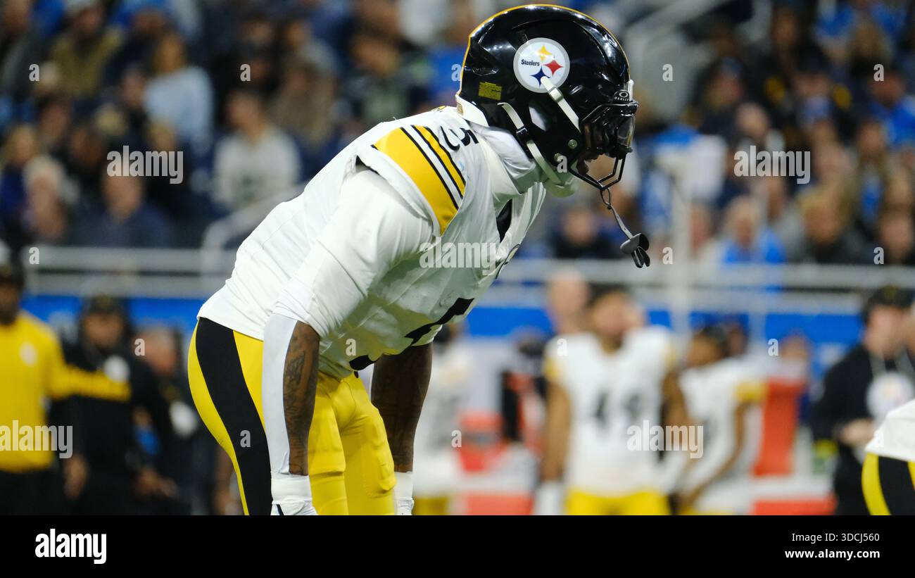 Dec 21, 2025: Jalen Ramsey #5 during the Pittsburgh Steelers vs Detroit ...