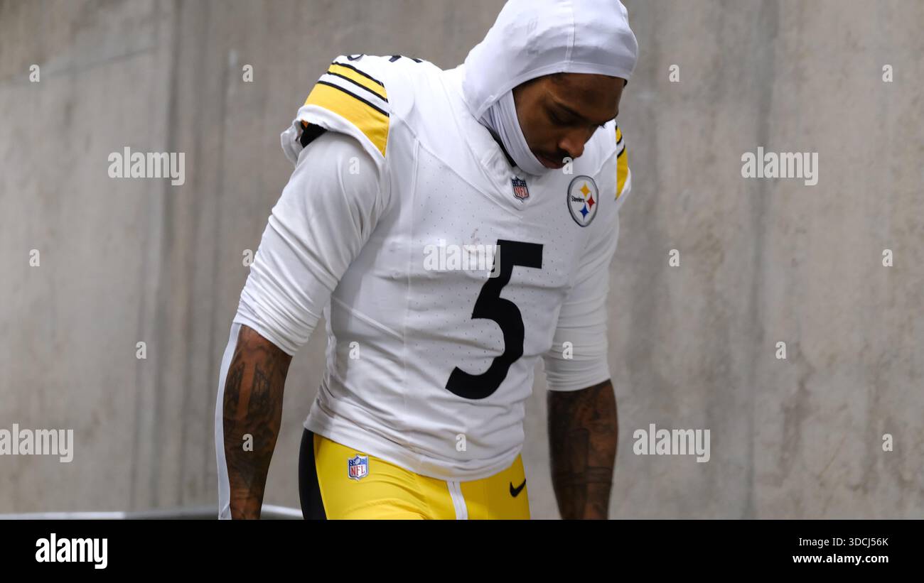 Dec 21, 2025: Jalen Ramsey #5 during the Pittsburgh Steelers vs Detroit ...