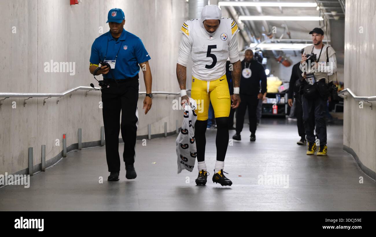 Dec 21, 2025: Jalen Ramsey #5 during the Pittsburgh Steelers vs Detroit ...