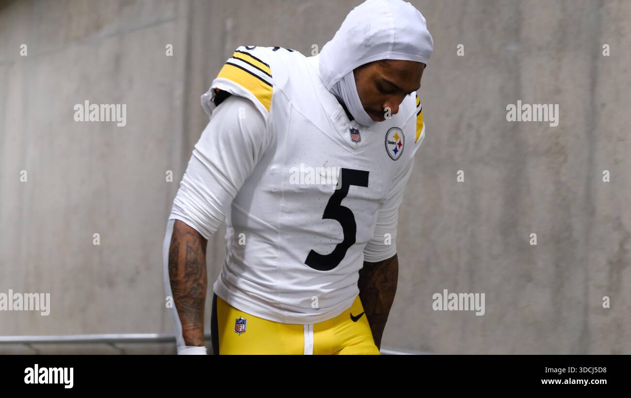 Dec 21, 2025: Jalen Ramsey #5 during the Pittsburgh Steelers vs Detroit ...