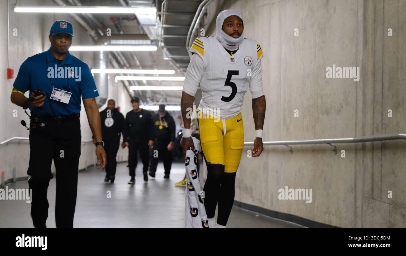 Dec 21, 2025: Jalen Ramsey #5 during the Pittsburgh Steelers vs Detroit ...