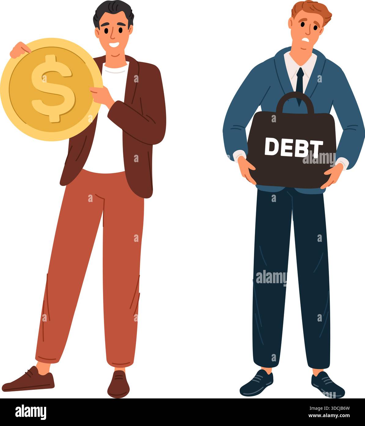 Unsuccessful loan Stock Vector Images - Alamy