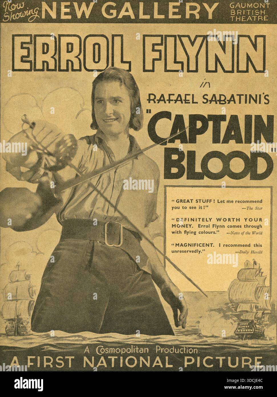 A magazine advert for the New Gallery Gaumont British Theatre in Regent ...