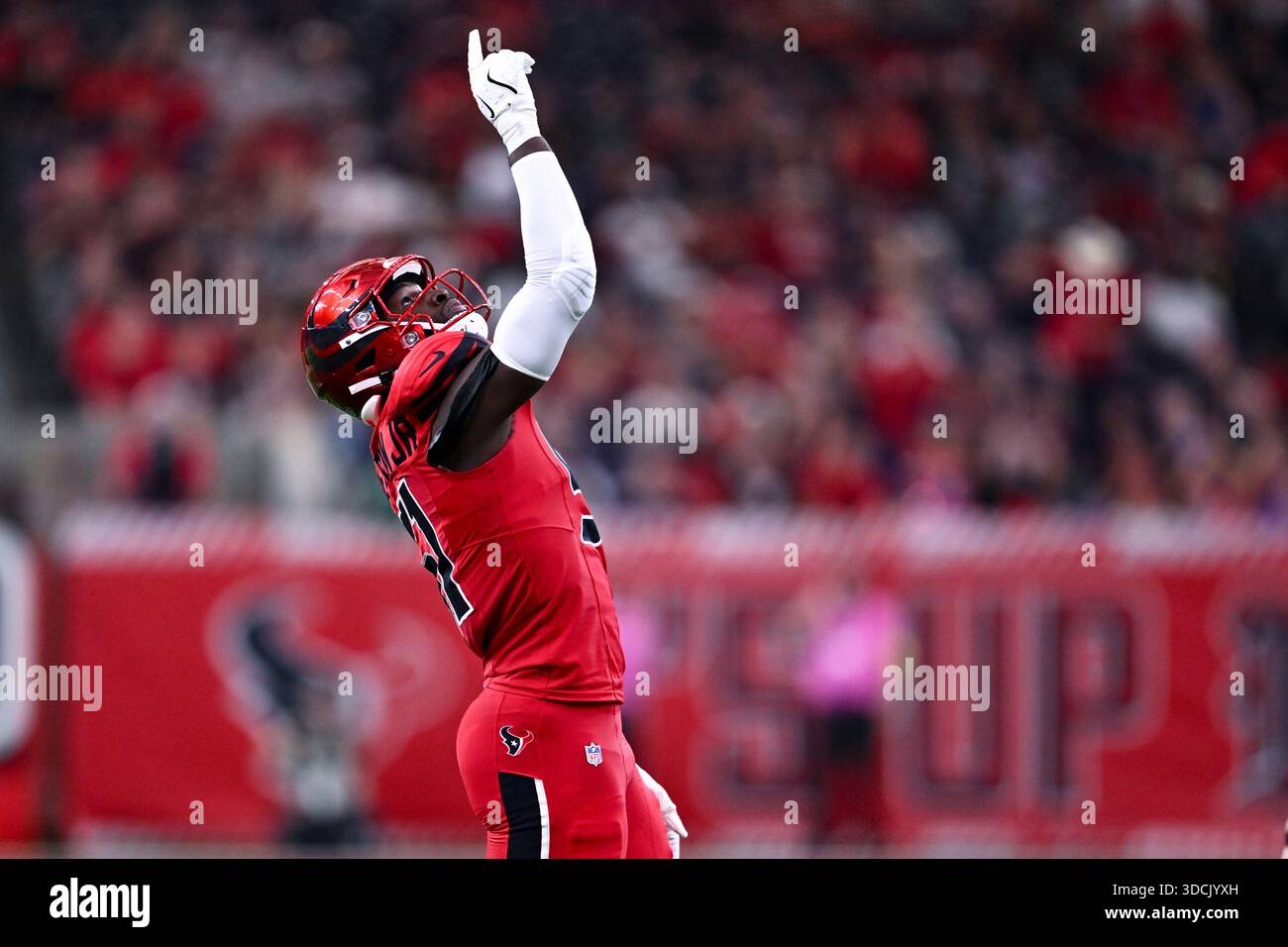 Houston Texans defensive end Will Anderson Jr. (51) reacts during an ...