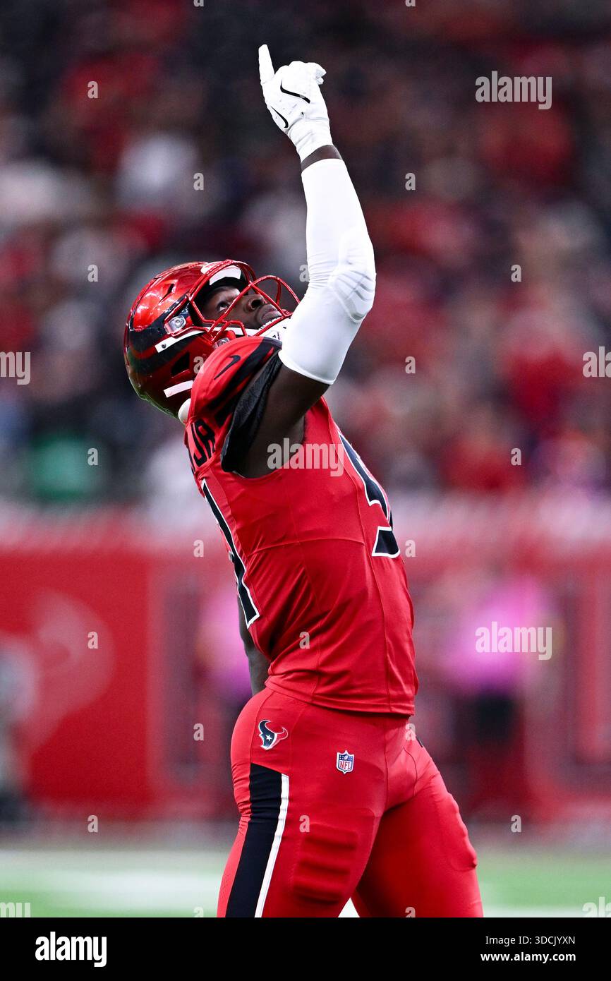 Houston Texans defensive end Will Anderson Jr. (51) reacts during an ...