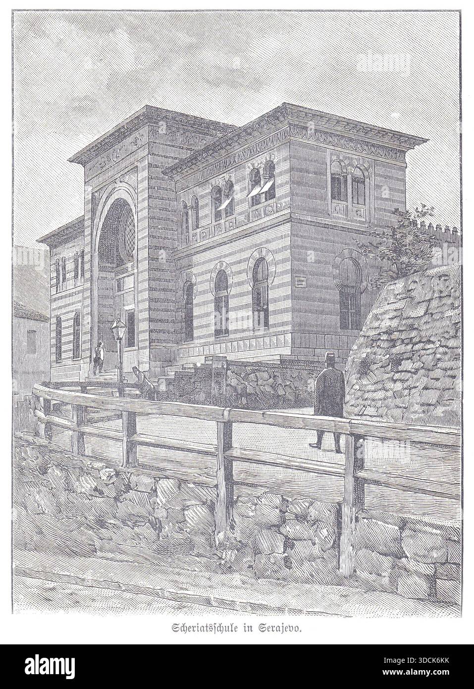 Medresa Serijatska School in Sarajevo: Historic Ottoman Architecture ...