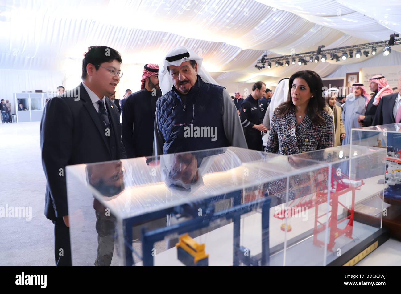 (251223) -- JAHRA GOVERNORATE, Dec. 23, 2025 (Xinhua) -- Kuwaiti Prime ...
