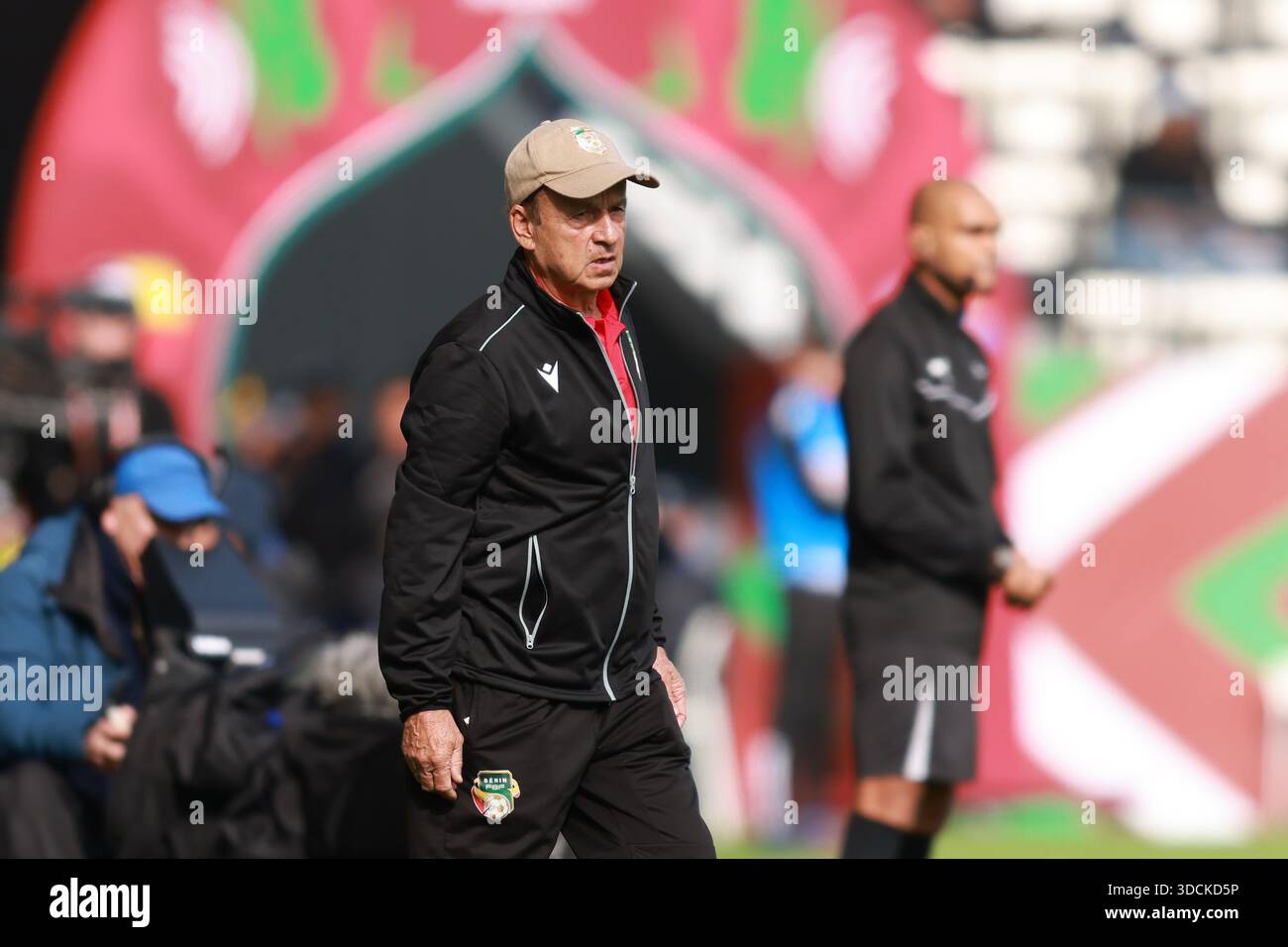 Morocco, Rabat - 23 December 2025 - Gernot Rohr, Head coach of Benin ...