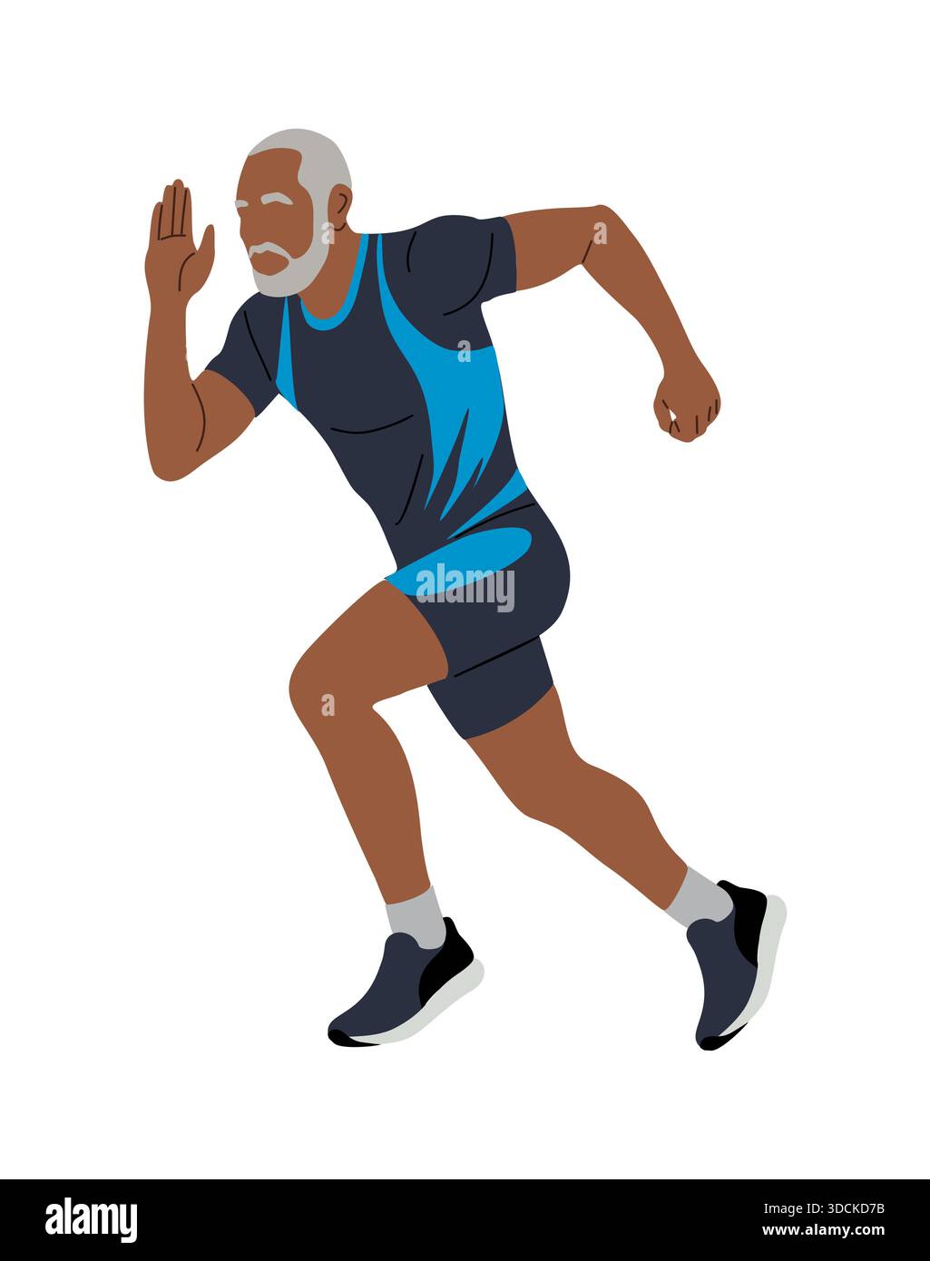 Marathon elderly Cut Out Stock Images & Pictures - Alamy