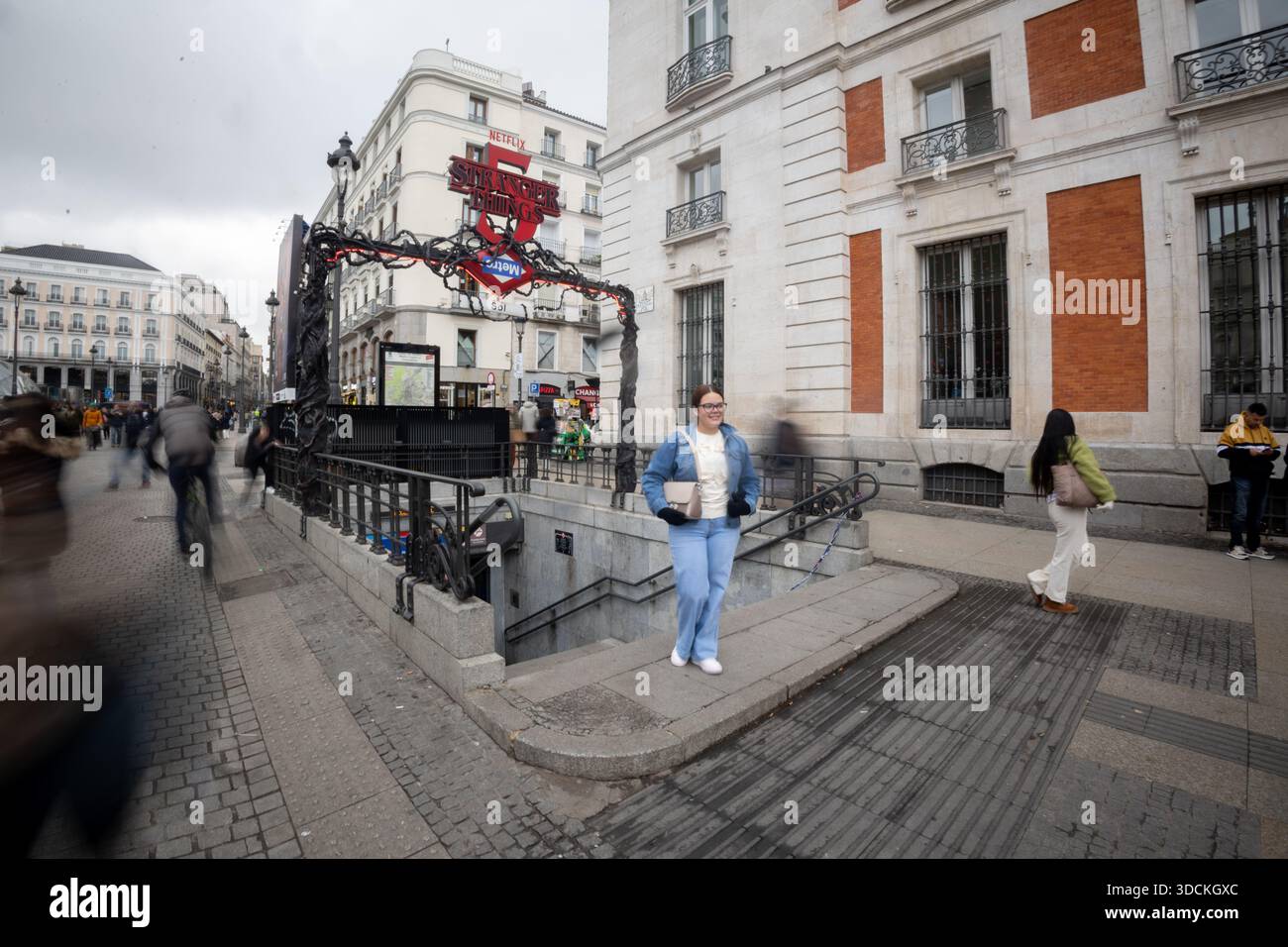 Mouth of the Sol subway and commuter train station, on December 23 ...