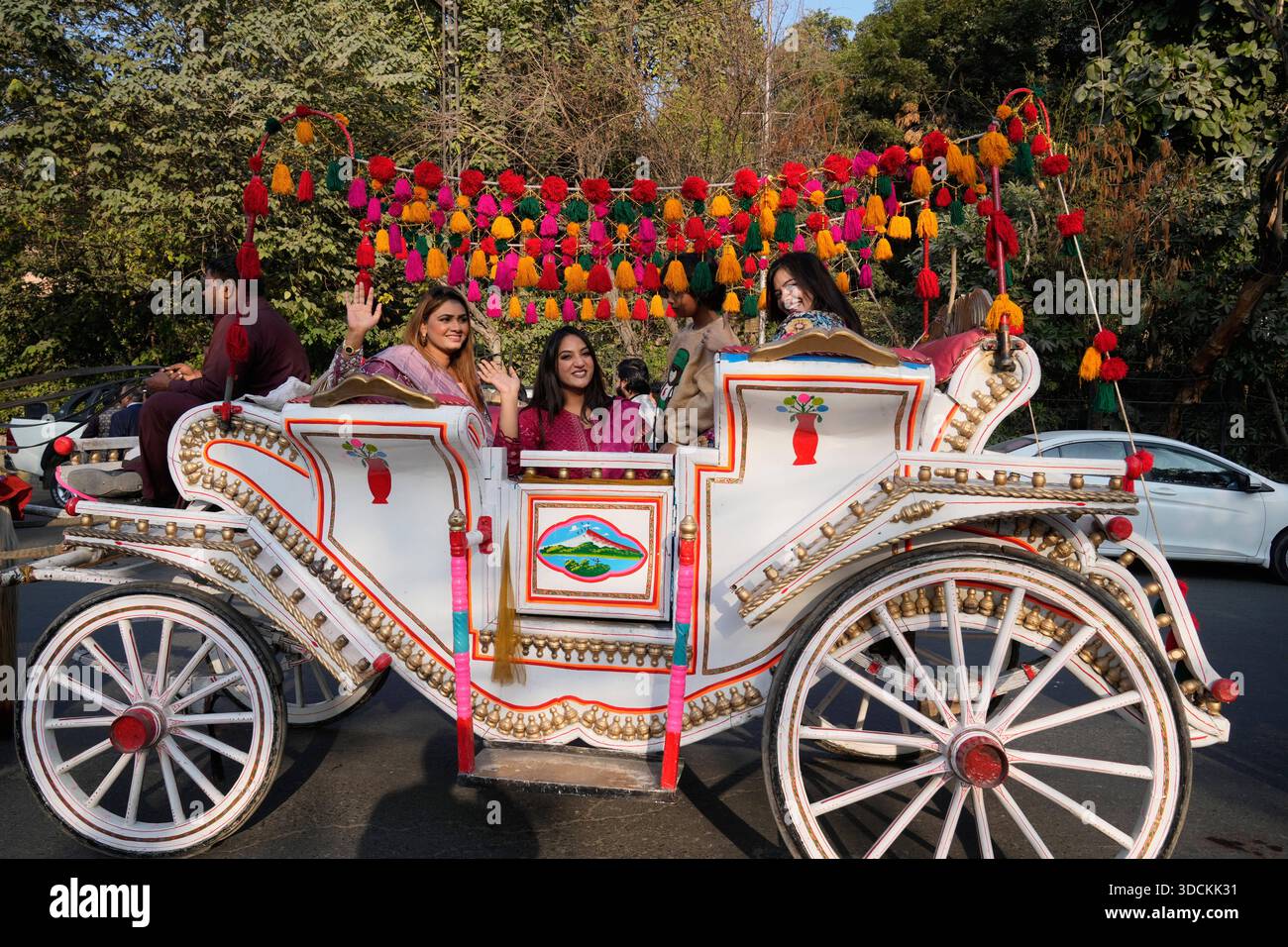 Pakistani Christians take part in a Christmas parade in Lahore ...