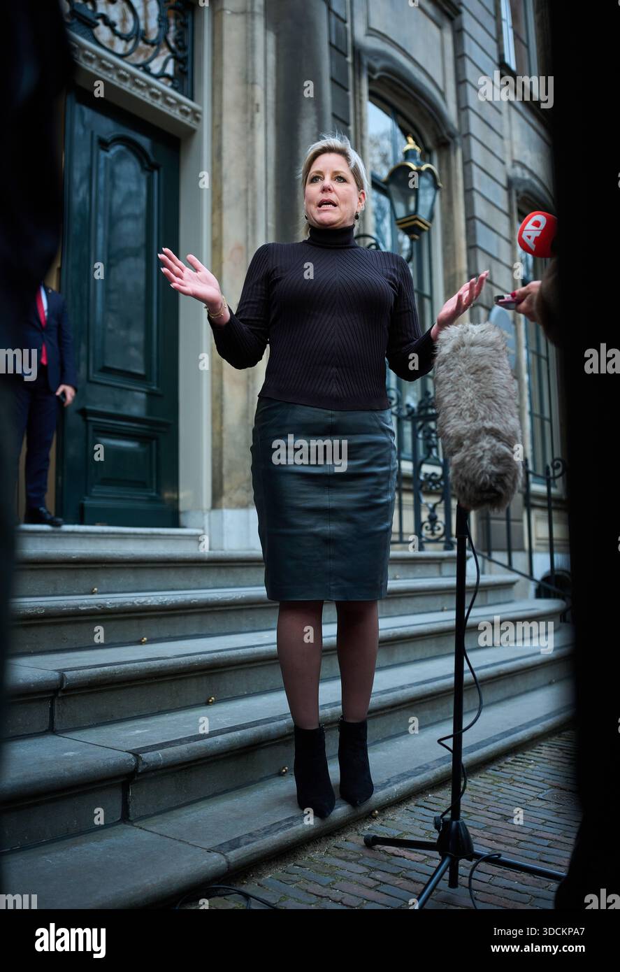 THE HAGUE - Informateur Rianne Letschert after a meeting with D66, CDA ...