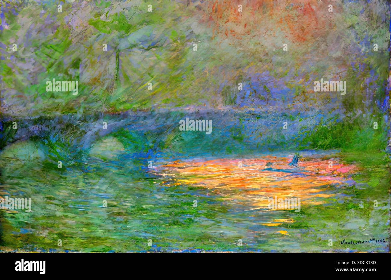Claude Monet, Waterloo Bridge, 1903, Impressionist oil, London bridge ...