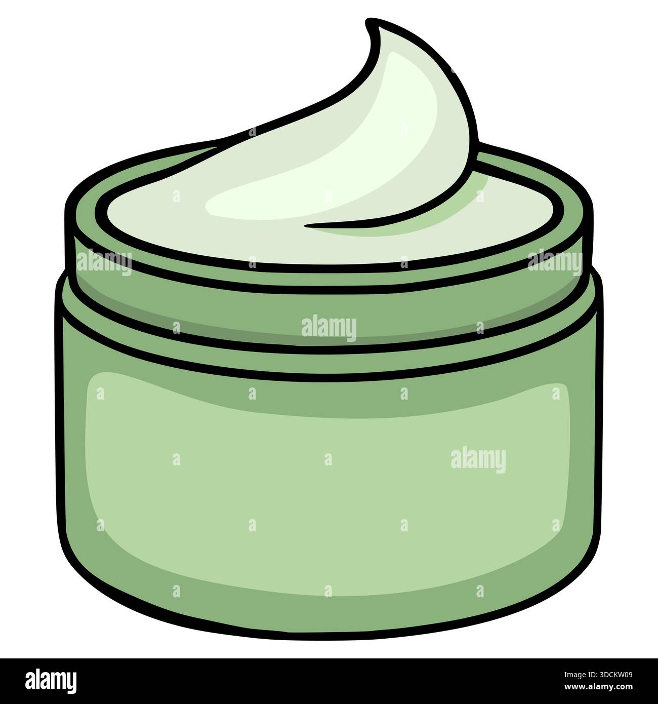 Beauty cream dollop white Stock Vector Images - Alamy