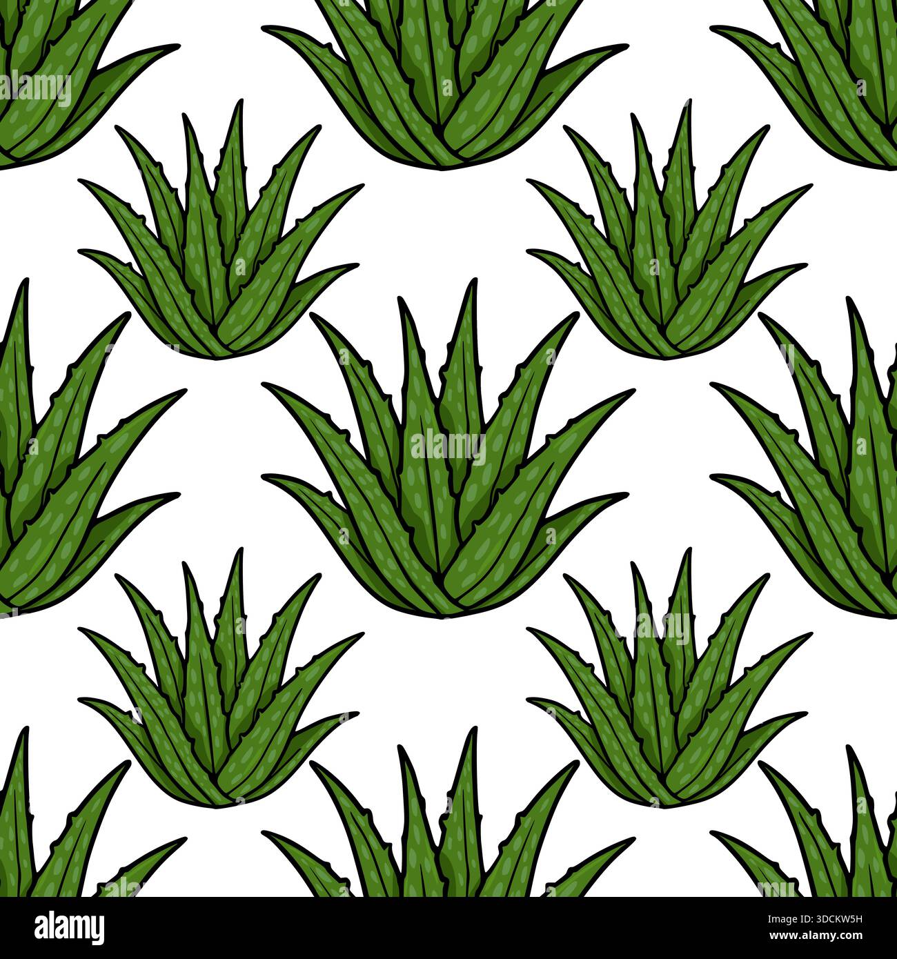 Seamless repeating pattern succulent plant hi-res stock photography and ...