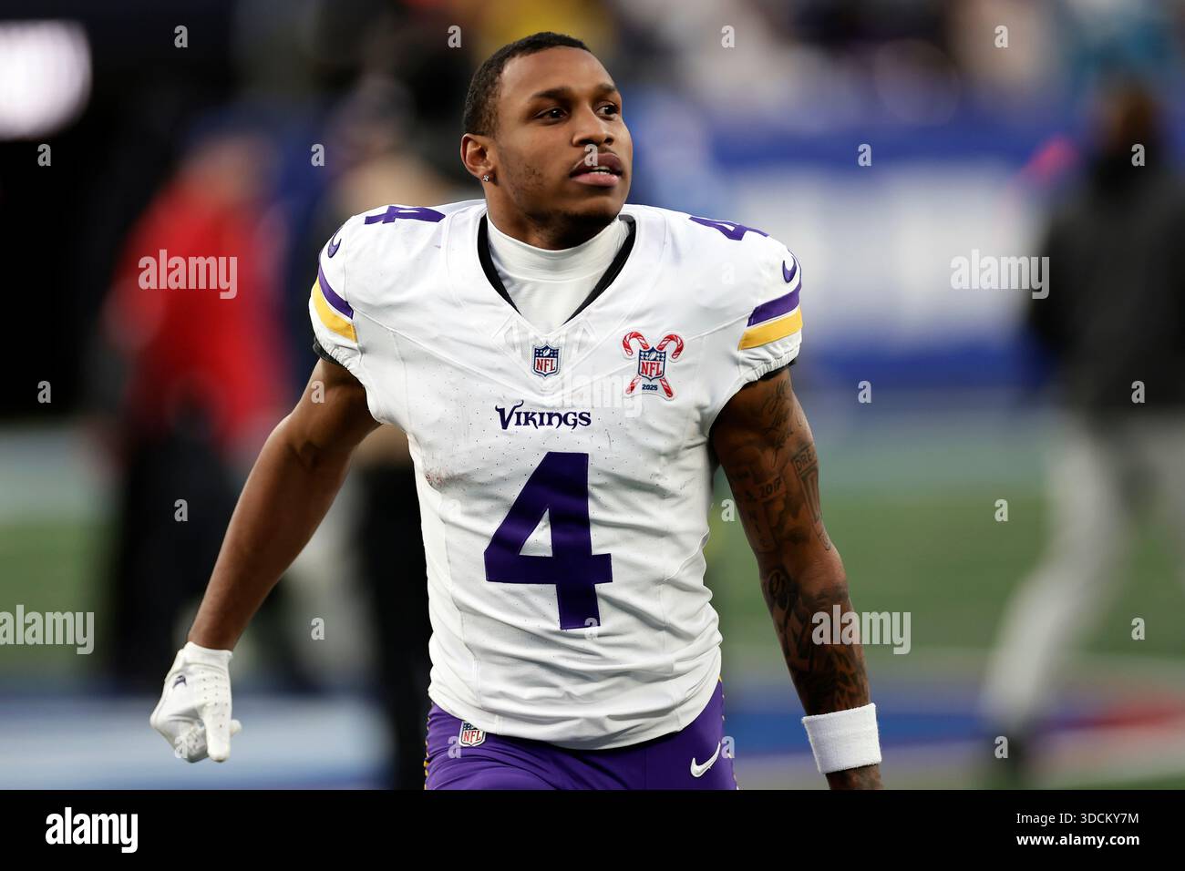 Minnesota Vikings wide receiver Myles Price (4) walks off the field ...