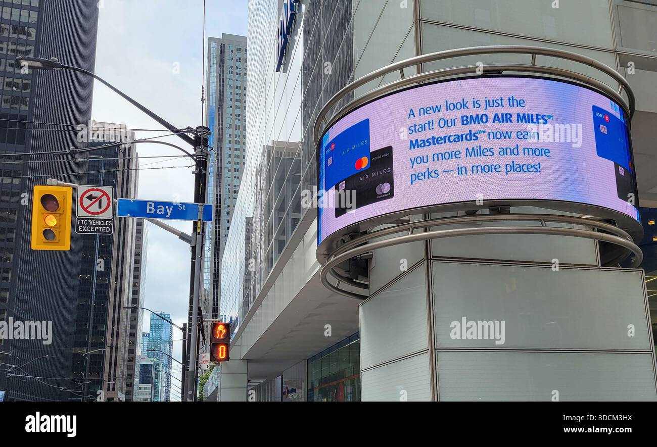 The Bay Street financial district of Toronto is shown on Sunday Sept. 8 ...