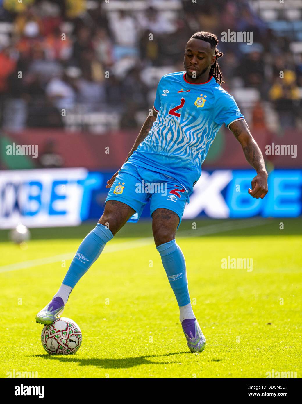 Aaron Wan-Bissaka of Congo DR during the Africa Cup of Nations (CAN ...