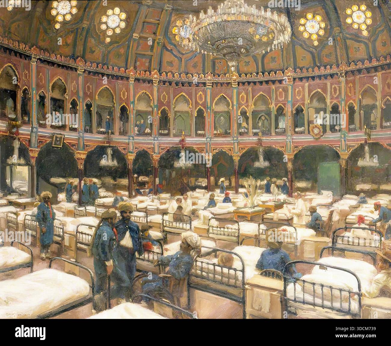 Charles Henry Harrison Burleigh - the Dome of the Royal Pavilion as a ...