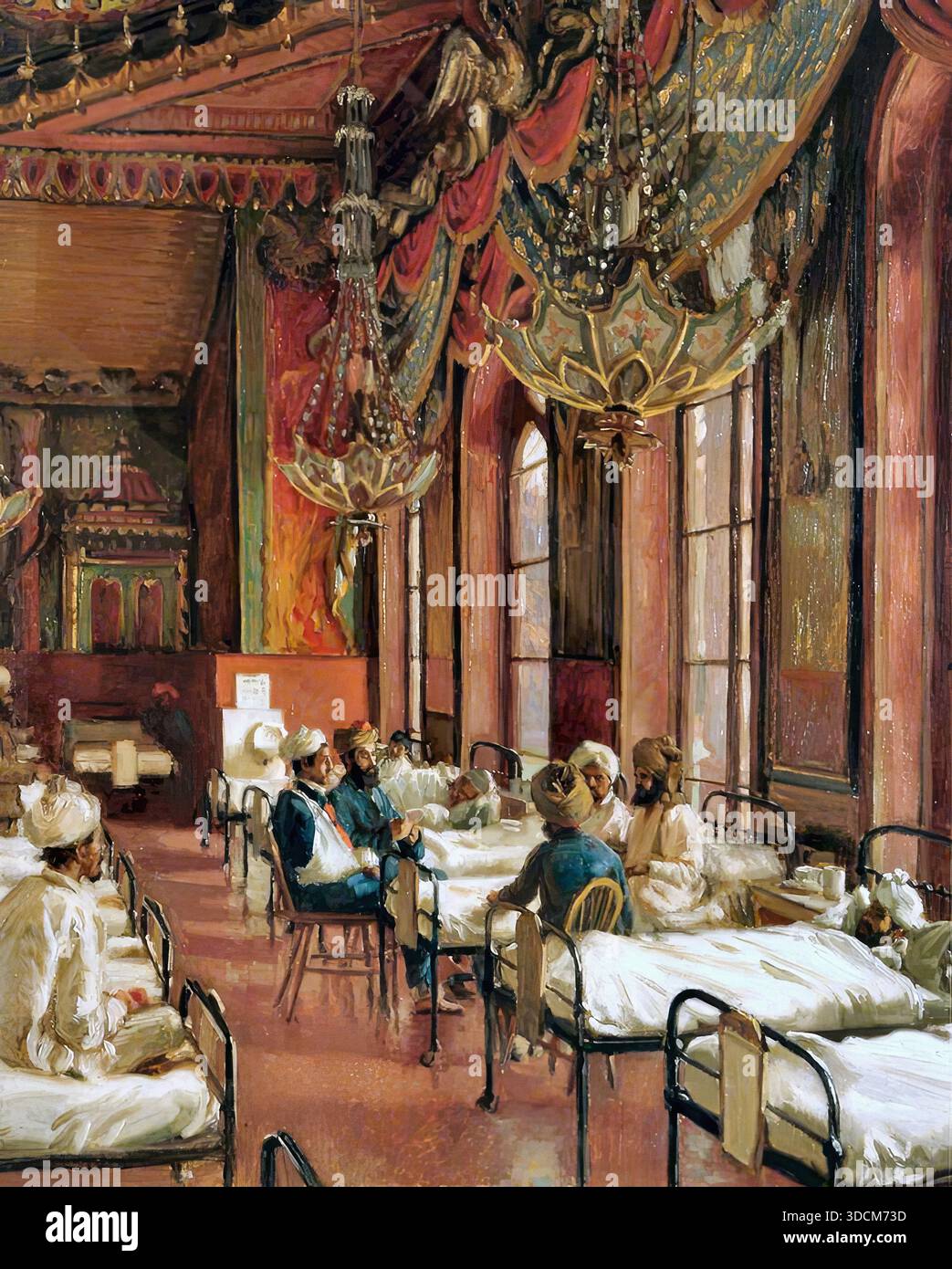 Charles Henry Harrison Burleigh - Music Room of the Royal Pavilion as a ...