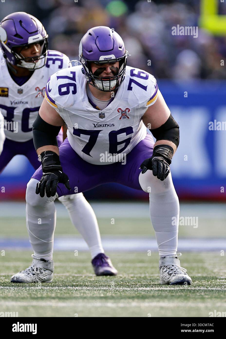 Minnesota Vikings guard Will Fries (76) blocks during an NFL football ...