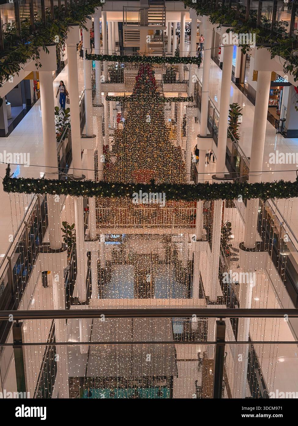Curitiba PR Brazil. December 10, 2025. Christmas decoaration inside the ...