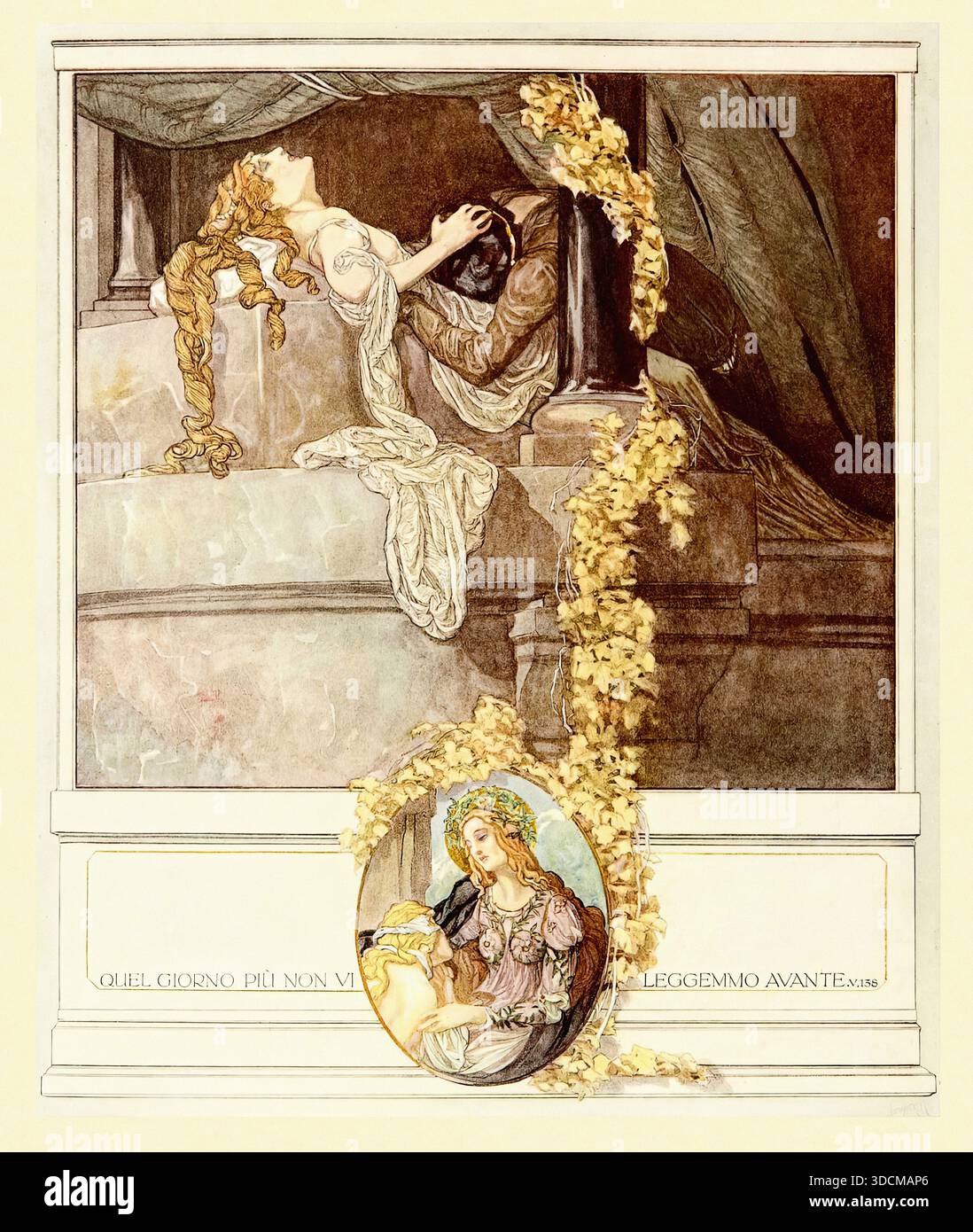 Franz Von Bayros - Illustration for Dante Alighieri's 'the Divine ...