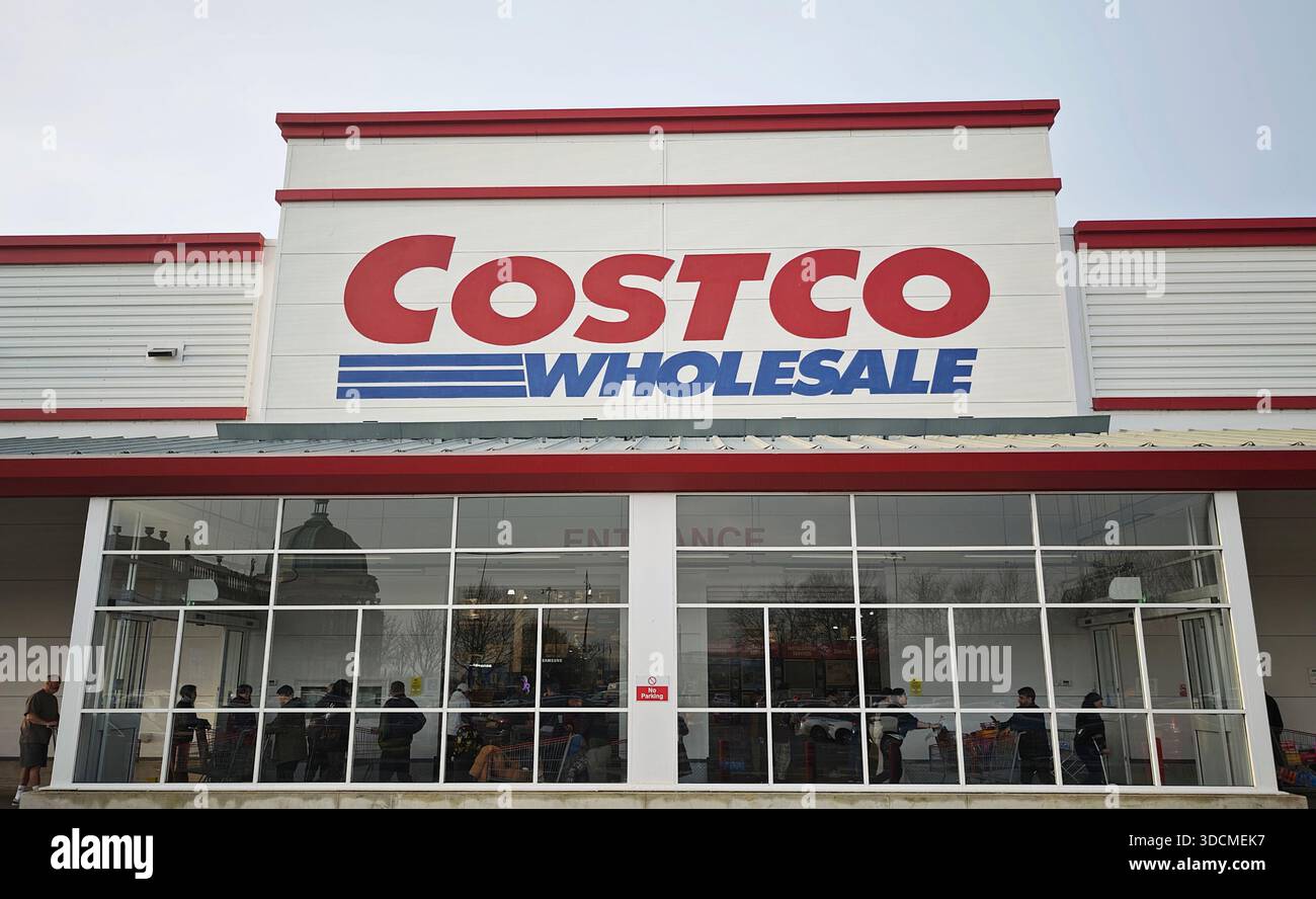 Costco Wholesale in Manchester on 22 December 2025. (Photo by Calvin Ng ...