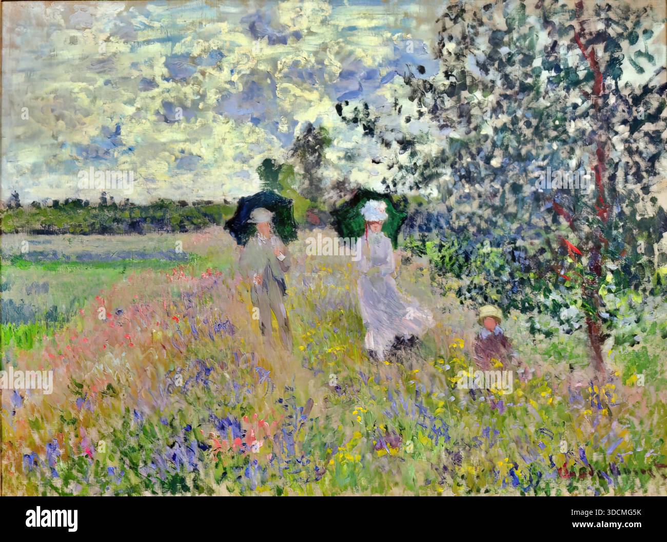 Summer landscape 1873 Stock Vector Images - Alamy