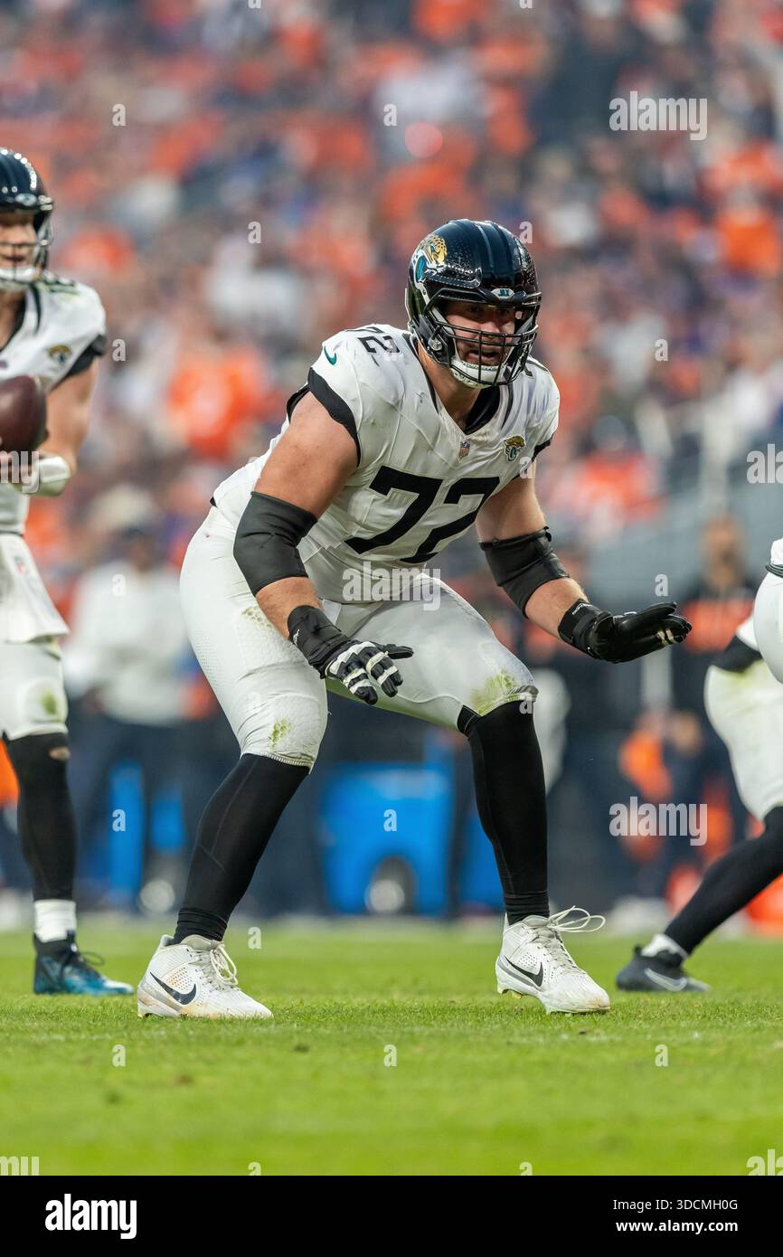 Jacksonville Jaguars offensive lineman Walker Little (72) blocks ...