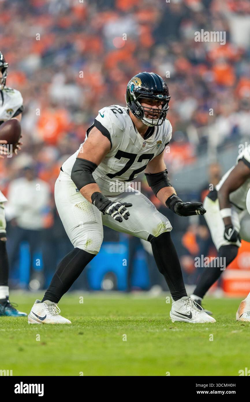 Jacksonville Jaguars offensive lineman Walker Little (72) blocks ...