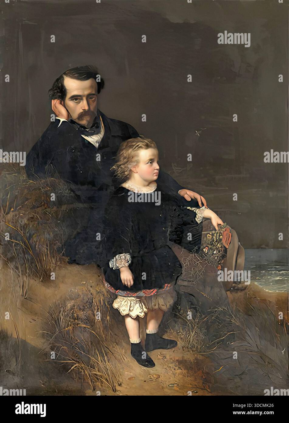 Pierre Oliver Joseph Coomans - Self Portrait of the Painter with His ...