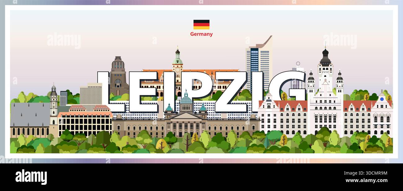 City name leipzig Stock Vector Images - Alamy