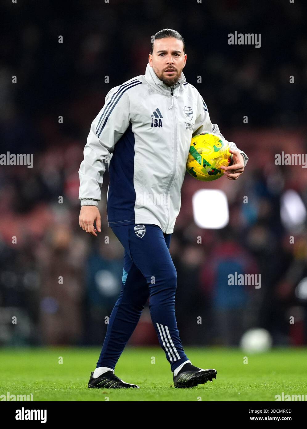 Arsenal technical coach Isa Hussein ahead of the Carabao Cup quarter ...
