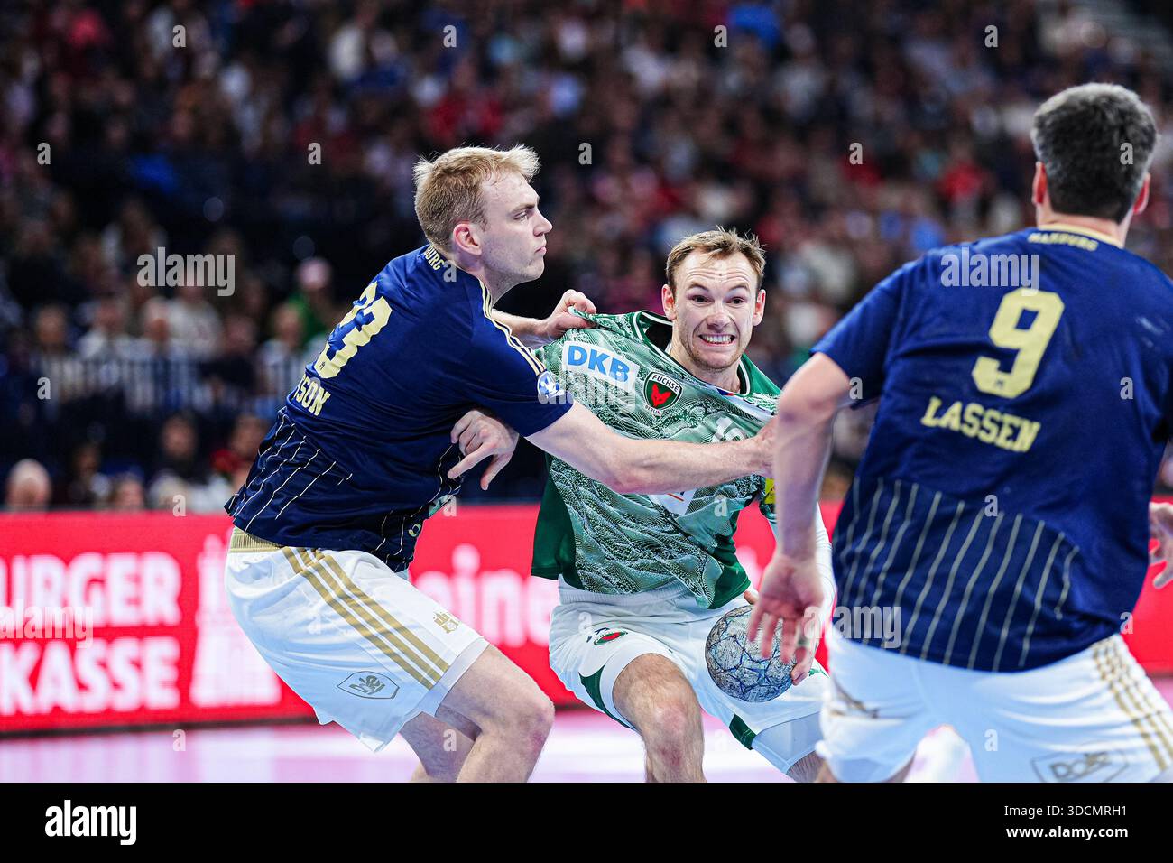 Einar Olafsson (Handball Sport Verein Hamburg, #23), Mathias Gidsel ...