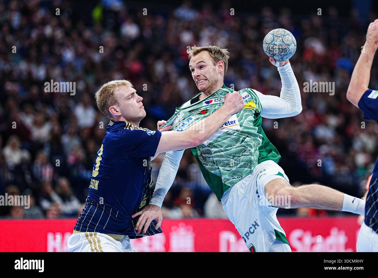 Einar Olafsson (Handball Sport Verein Hamburg, #23), Mathias Gidsel ...