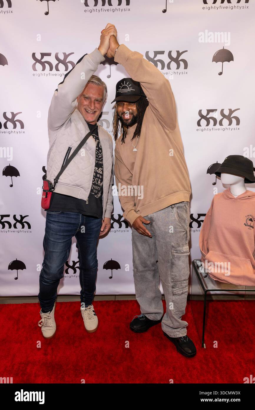 Artist Manager Matt Coleman, American rapper / Artist J French attend ...