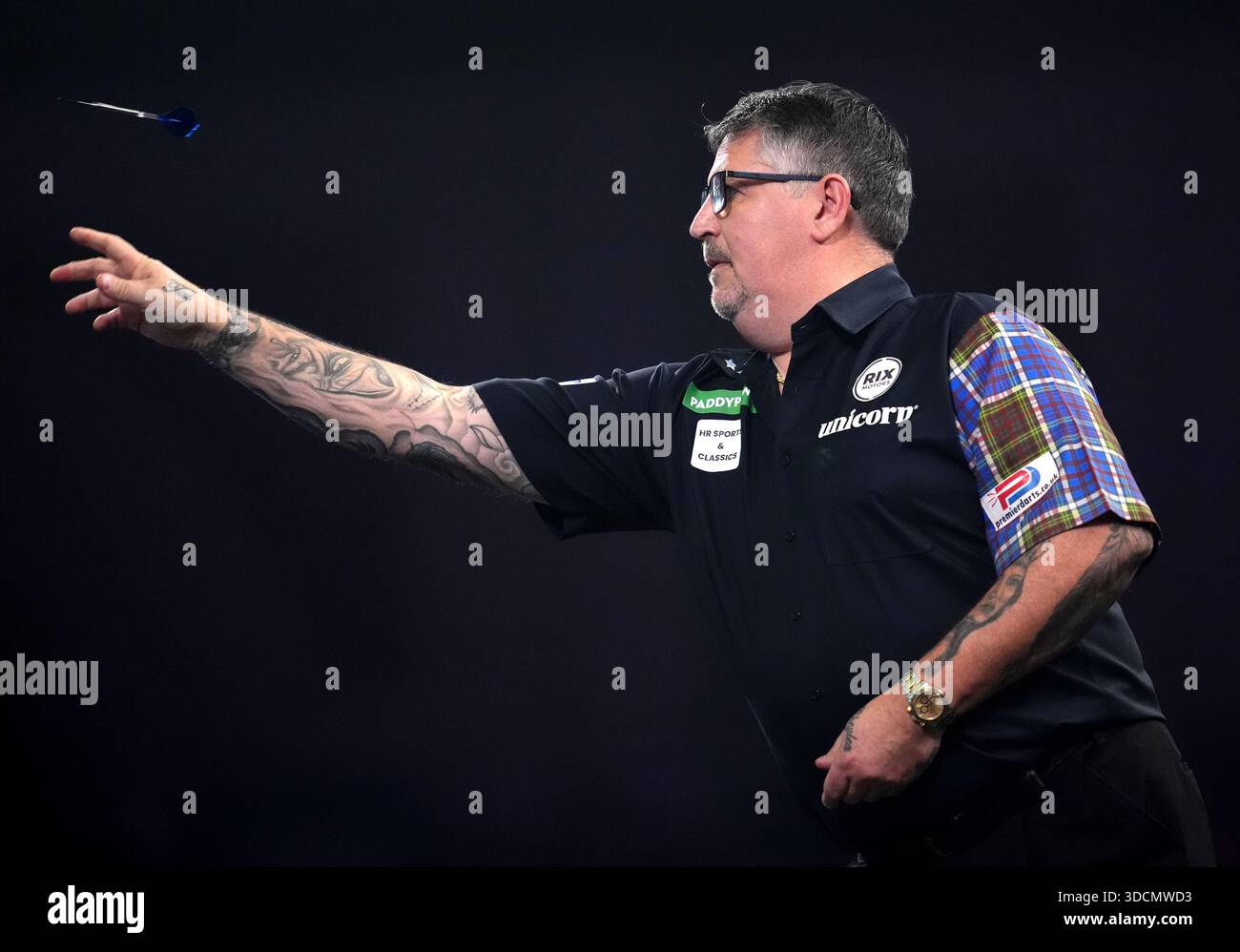 Scotland's Gary Anderson during his match against England's Connor ...